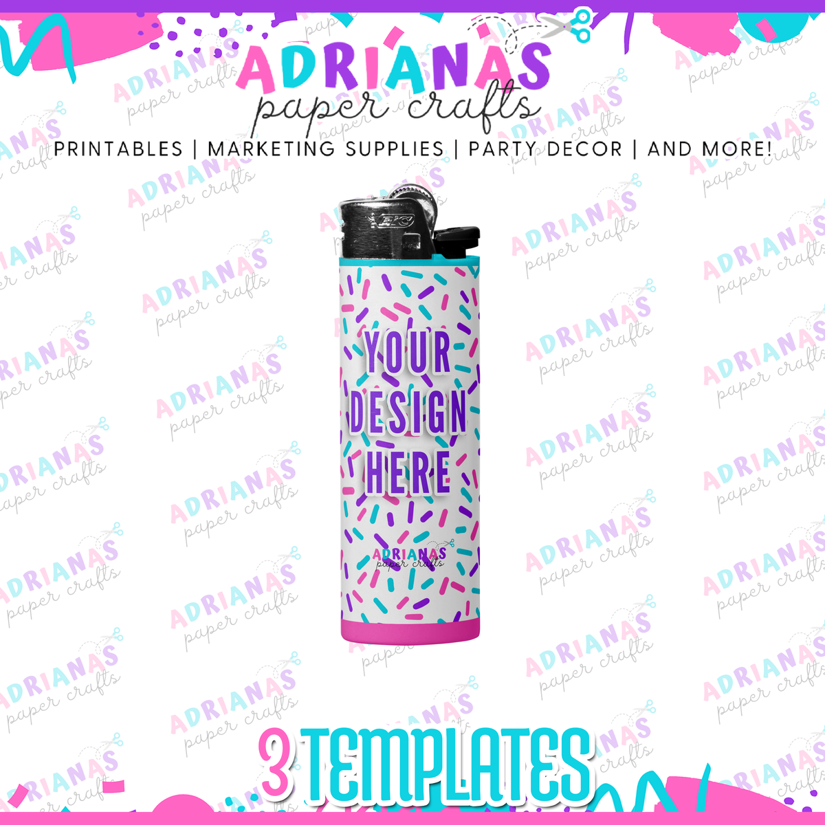 Lighter Wrapper Templates – Adriana's Paper Crafts