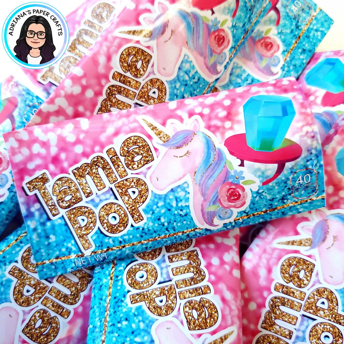 Printable Ring Pop Wrapper Design – Adriana's Paper Crafts