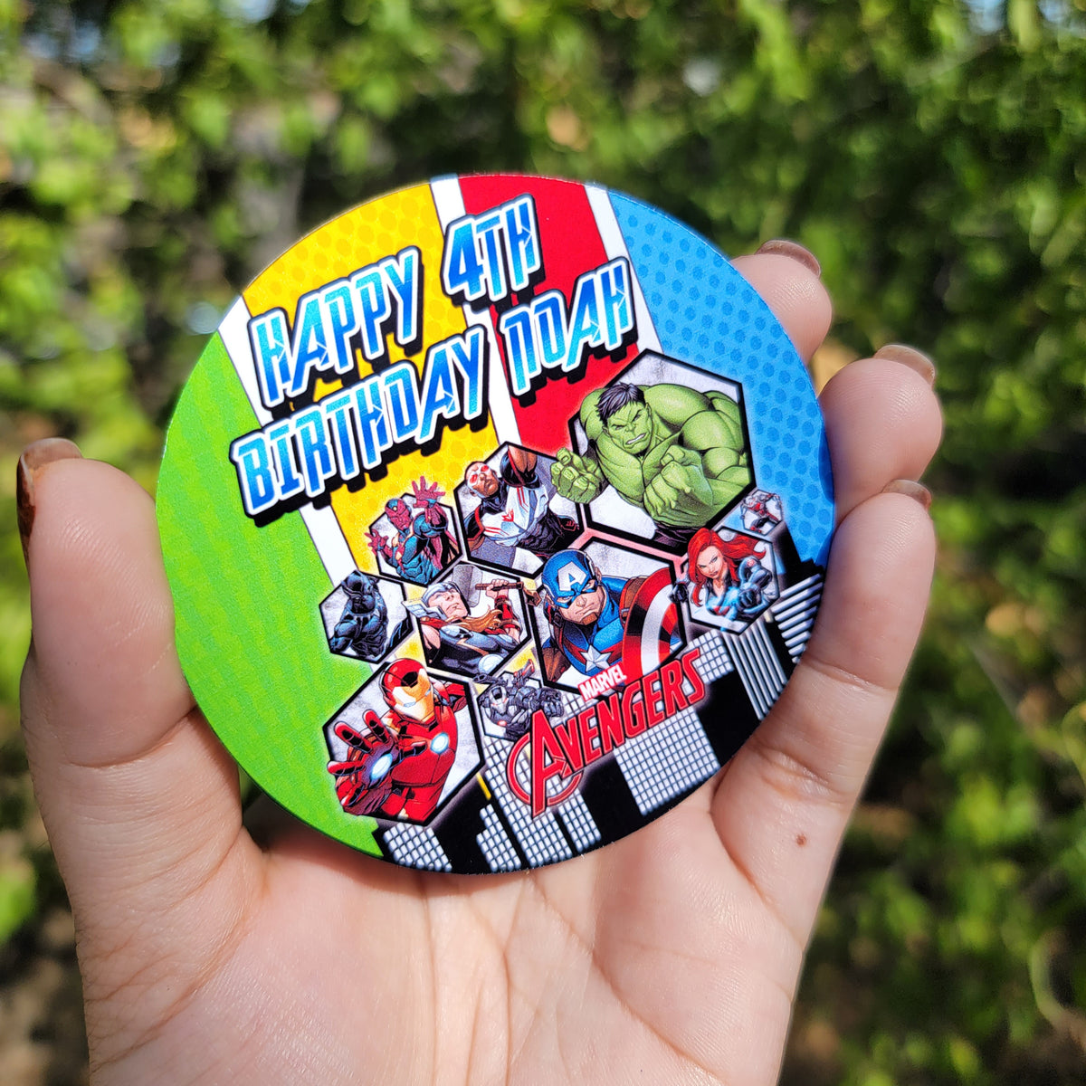 3 Inch Round Stickers - Set of 6 – Adriana's Paper Crafts