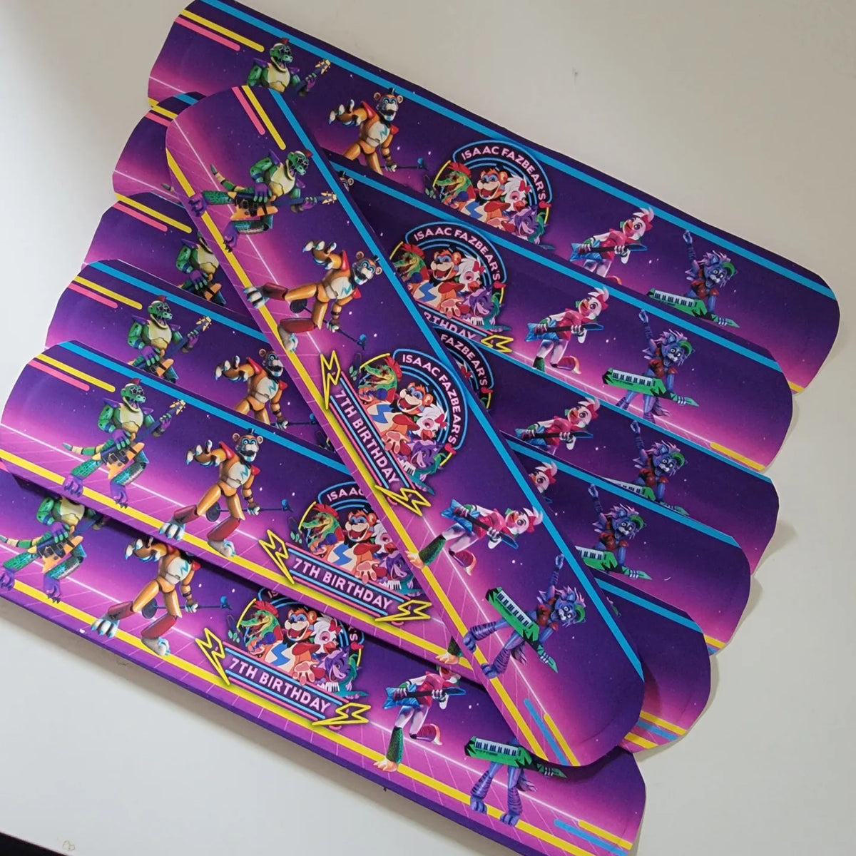 Custom Kids Slap Bracelet – Adriana's Paper Crafts