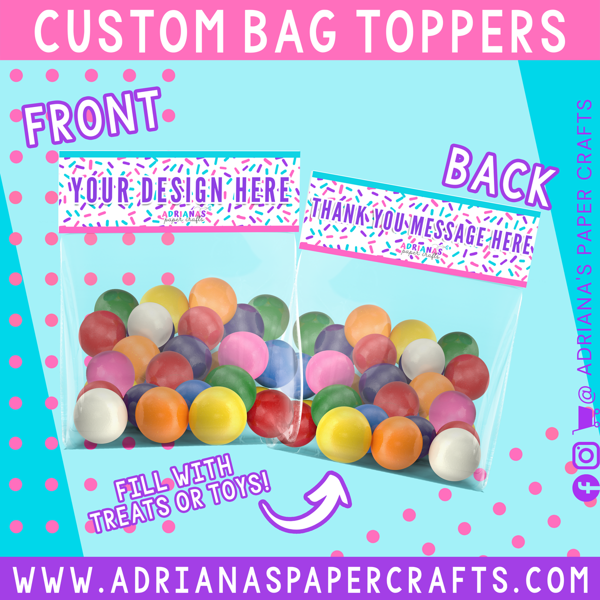 Bag Toppers – Adriana's Paper Crafts