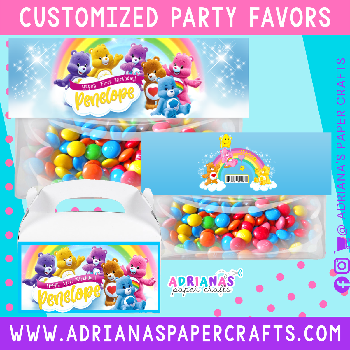 Printable Bag Toppers – Adriana's Paper Crafts