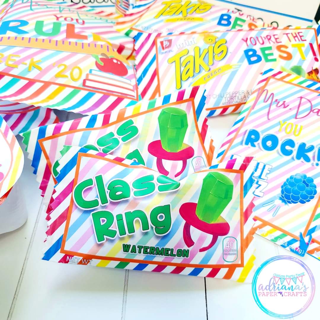 Ring Pop Favors – Adriana's Paper Crafts