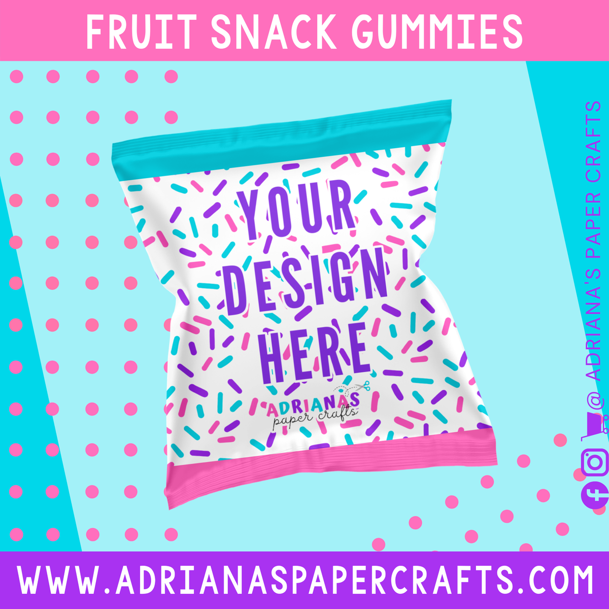 Fruit Snack Gummies - Set of 10 – Adriana's Paper Crafts