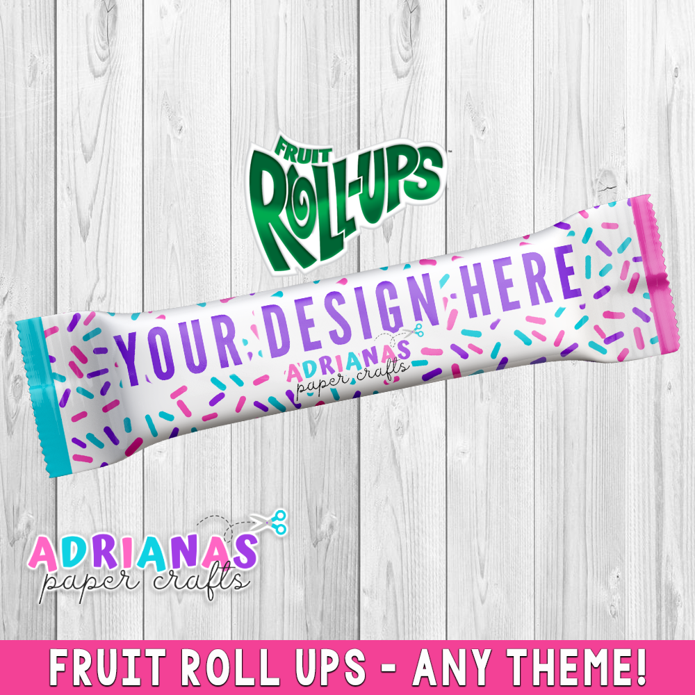 Printable Fruit Roll Up Wrapper Design – Adriana's Paper Crafts