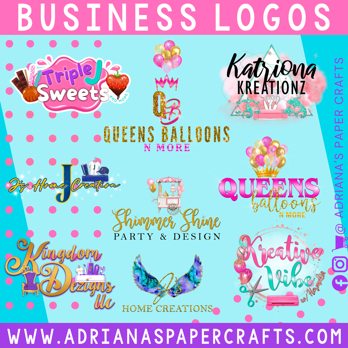 Business Logo – Adriana's Paper Crafts