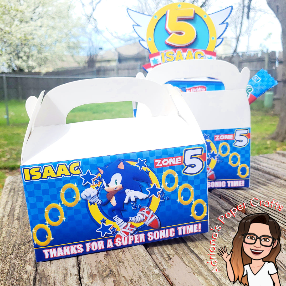 Printable Gable Box Label Design - Front Label Only – Adriana's Paper ...