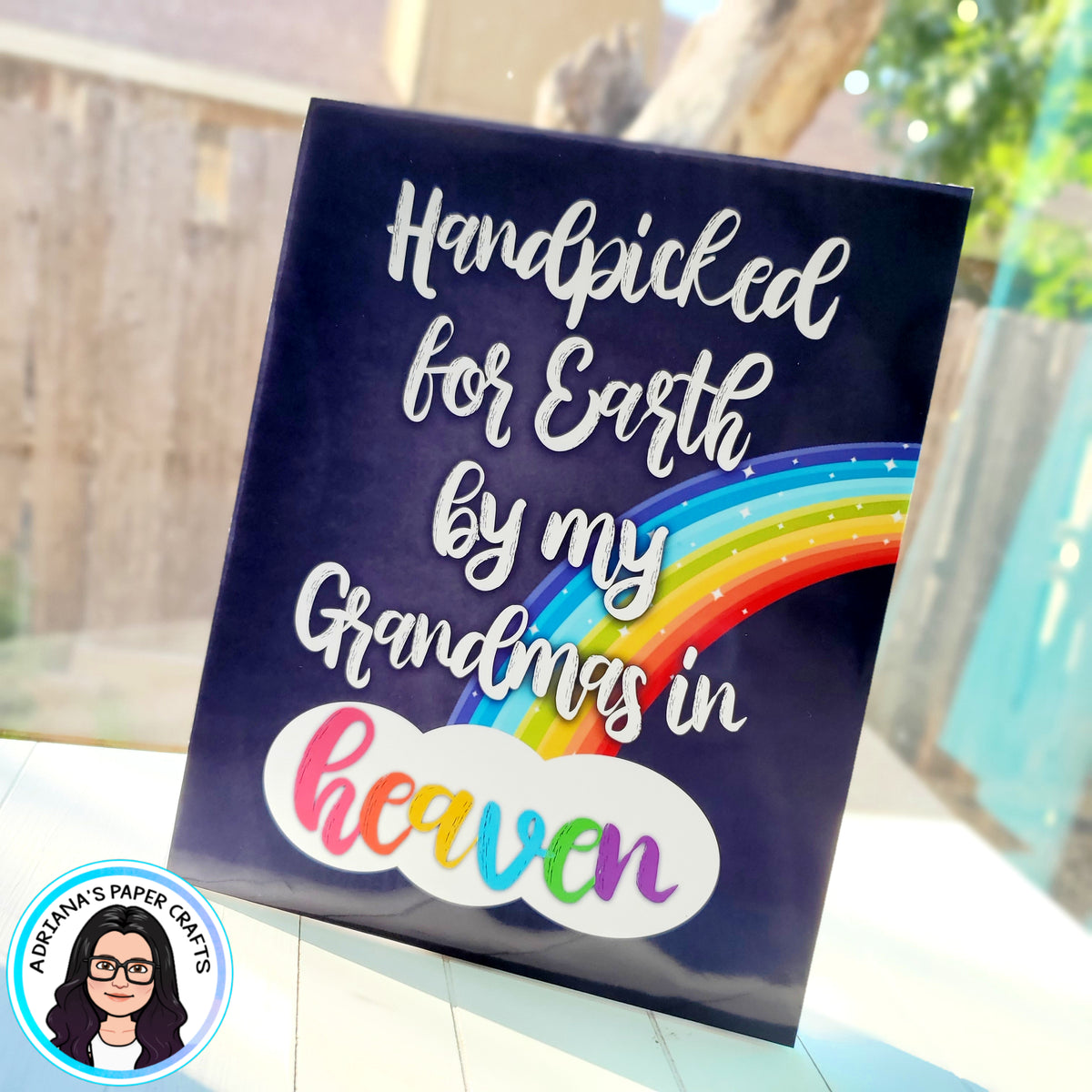 Heaven Sent 8x10 Sign - INSTANT DOWNLOAD – Adriana's Paper Crafts