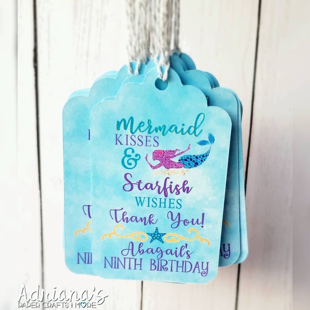 Party Favor Tags - Any Theme – Adriana's Paper Crafts